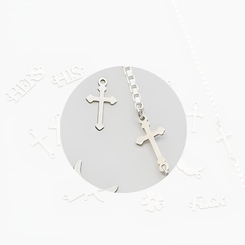 Orthodox Cross Charm