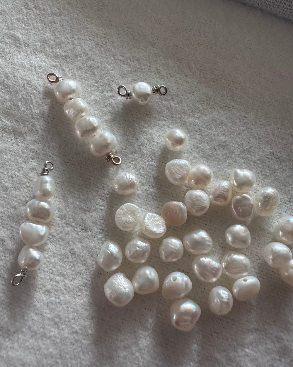 baroque pearl 3-4 Connectors